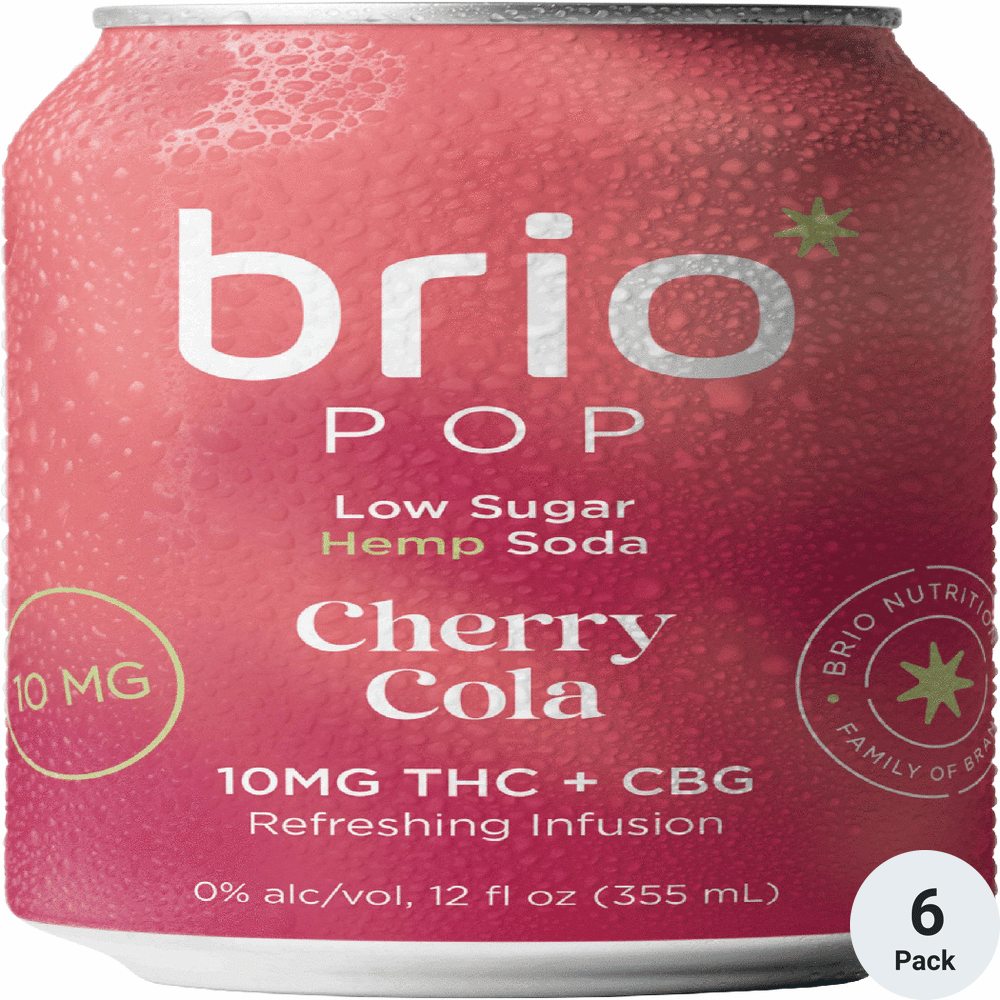 Brio Pop THC 10mg Cherry Cola | Total Wine & More