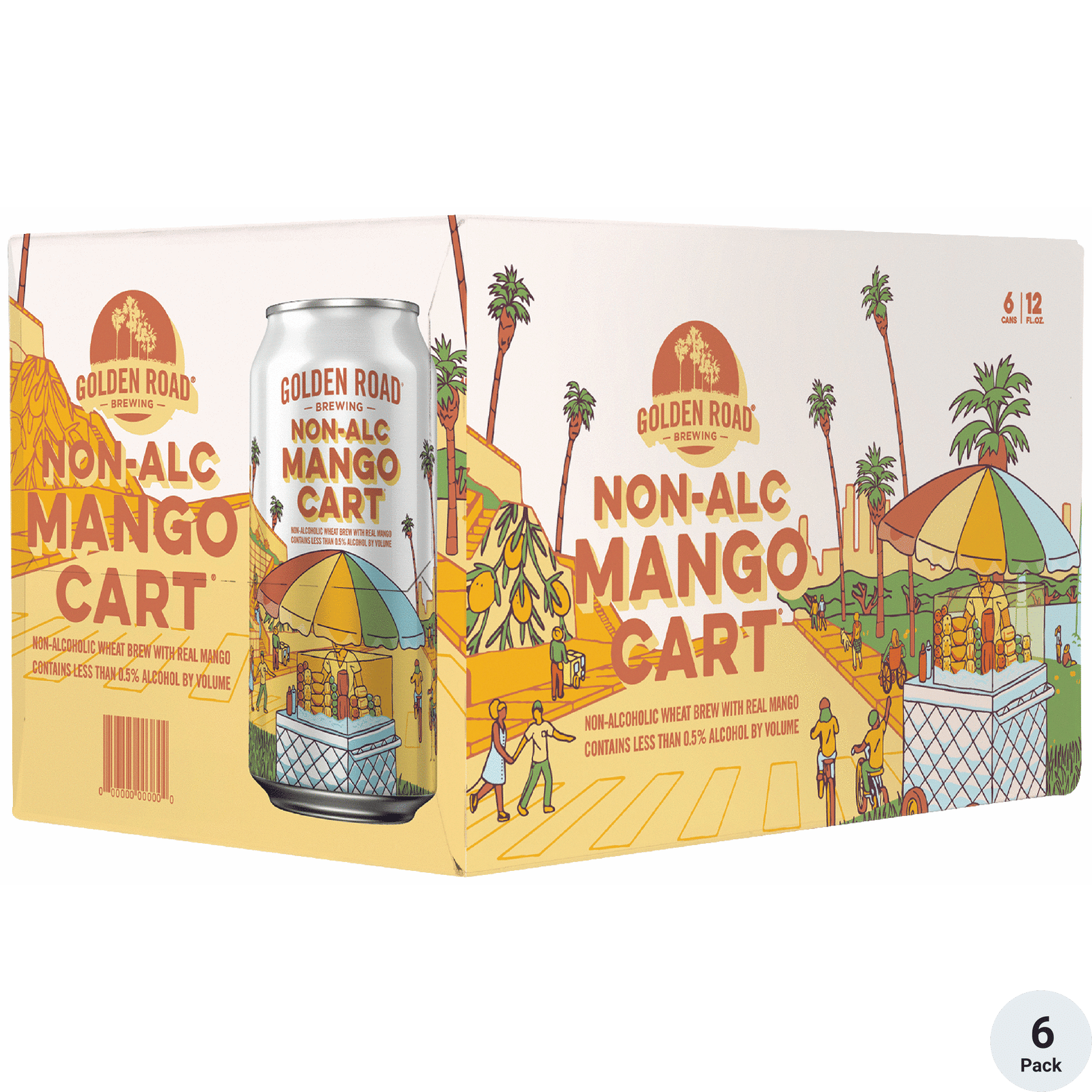 Golden Road Mango Cart Non-Alcoholic | Total Wine & More