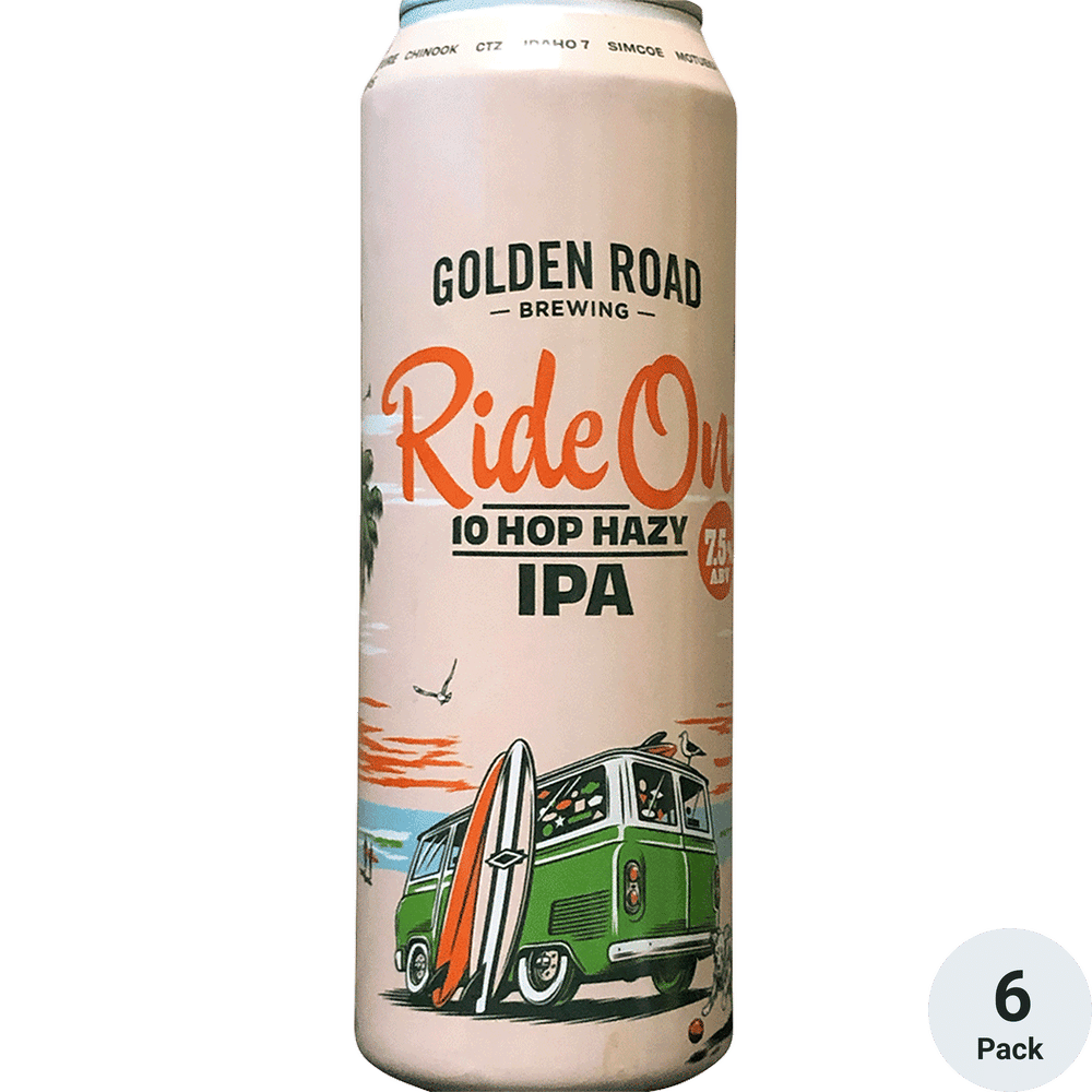 Golden Road Ride On 10 Hop Hazy IPA | Total Wine & More