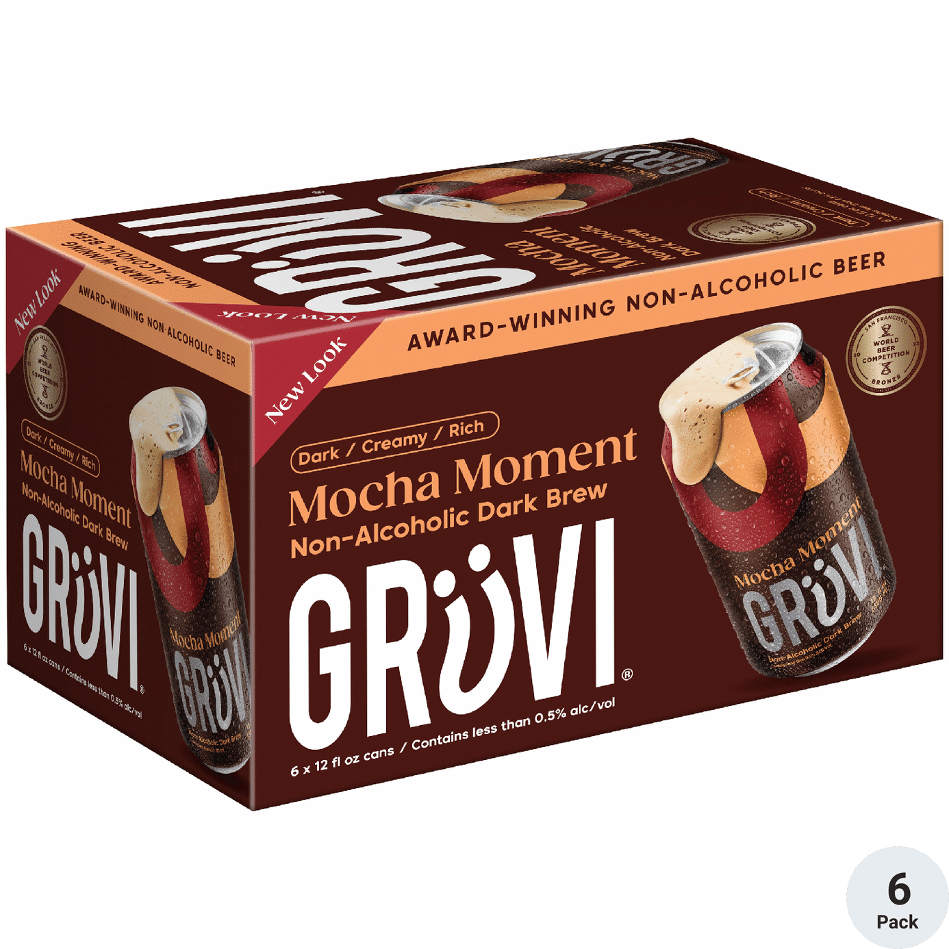 Gruvi Non Alcoholic Mocha Nitro Stout | Total Wine & More