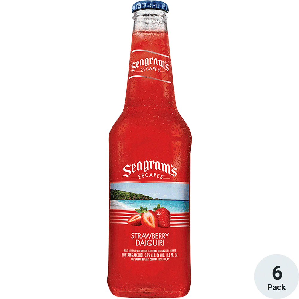 Seagrams Escapes Strawberry Daiqui | Total Wine & More