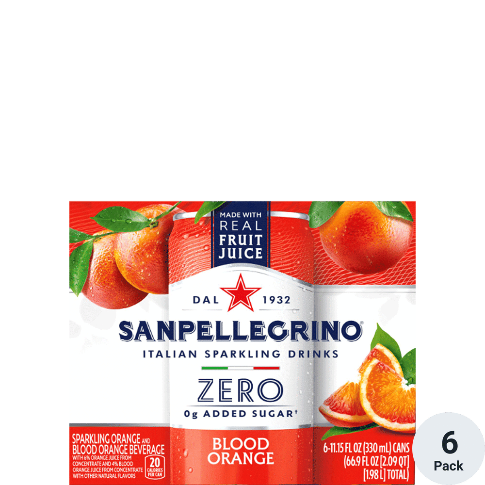 San Pellegrino Zero Blood Orange | Total Wine & More