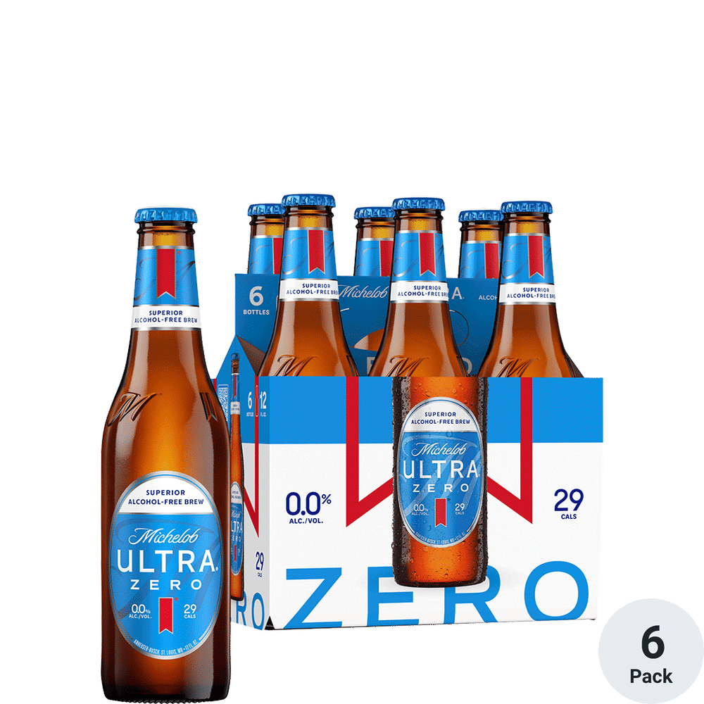 Michelob ULTRA Zero Non-Alcoholic American Lager Beer | Total Wine & More