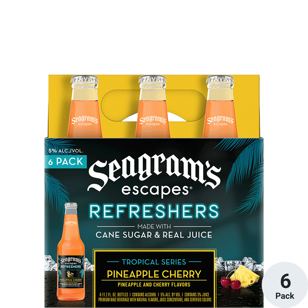 Seagrams Escapes Tropical Refreshers Pineapple Cherry | Total Wine & More