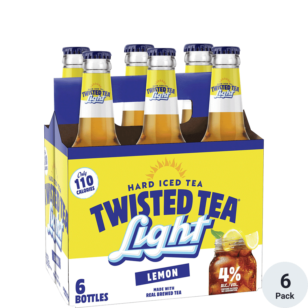 Twisted Tea Light Lemon Hard Iced Tea | Total Wine & More