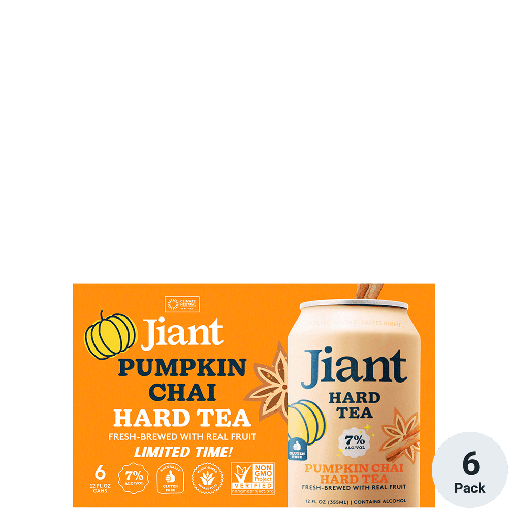 Jiant Pumpkin Chai Hard Tea | Total Wine & More