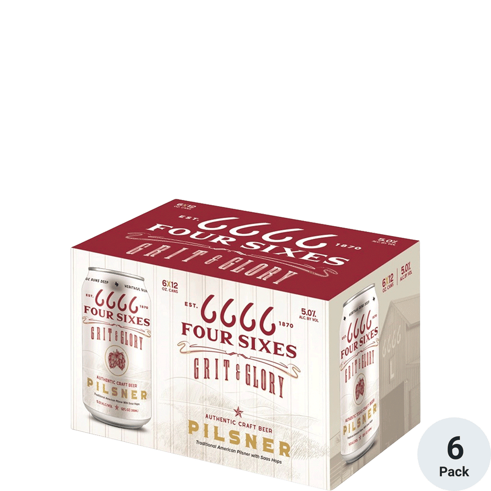 Four Sixes Grit & Glory Pilsner | Total Wine & More