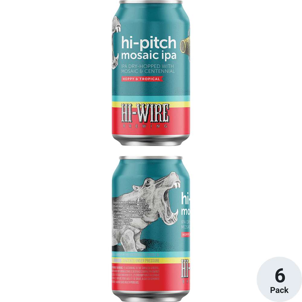 Hi Wire Hi-Pitch Mosaic IPA | Total Wine & More - 6pk-16oz Cans