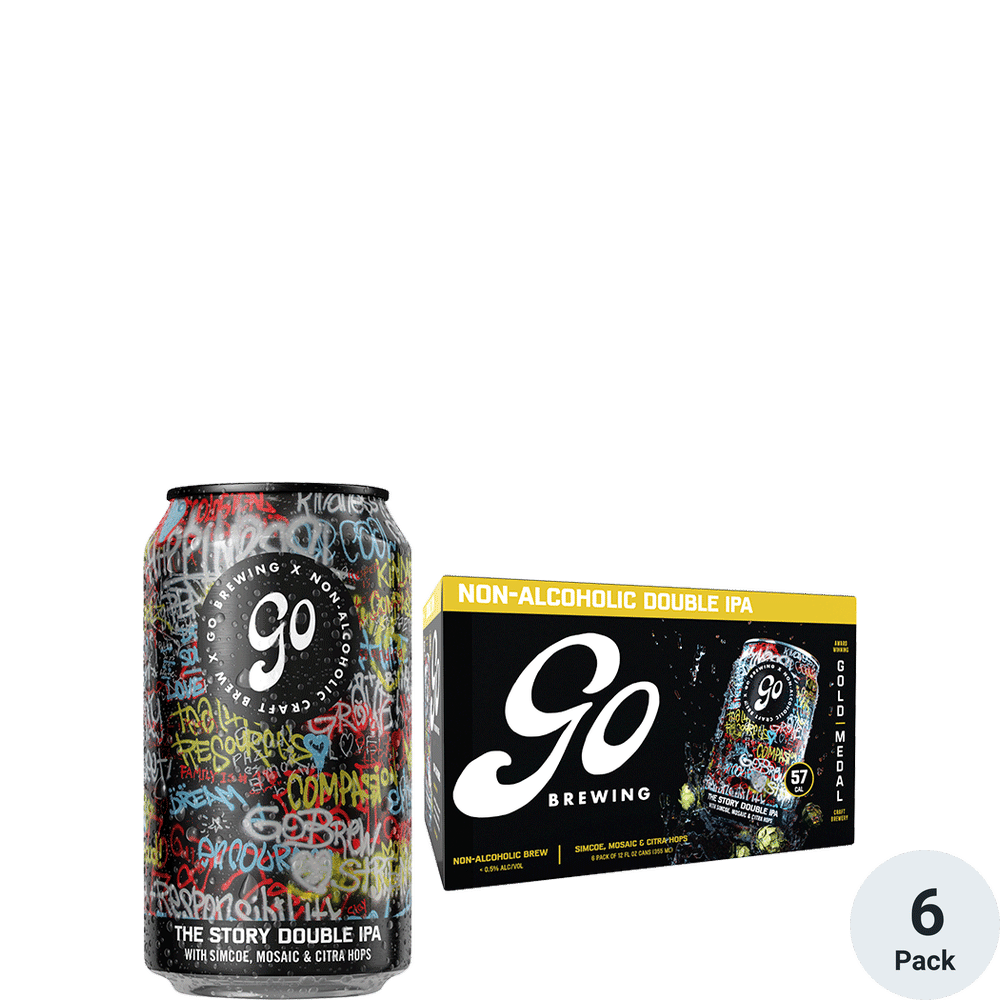 Go Brewing Non-Alcoholic The Story Double IPA | Total Wine & More