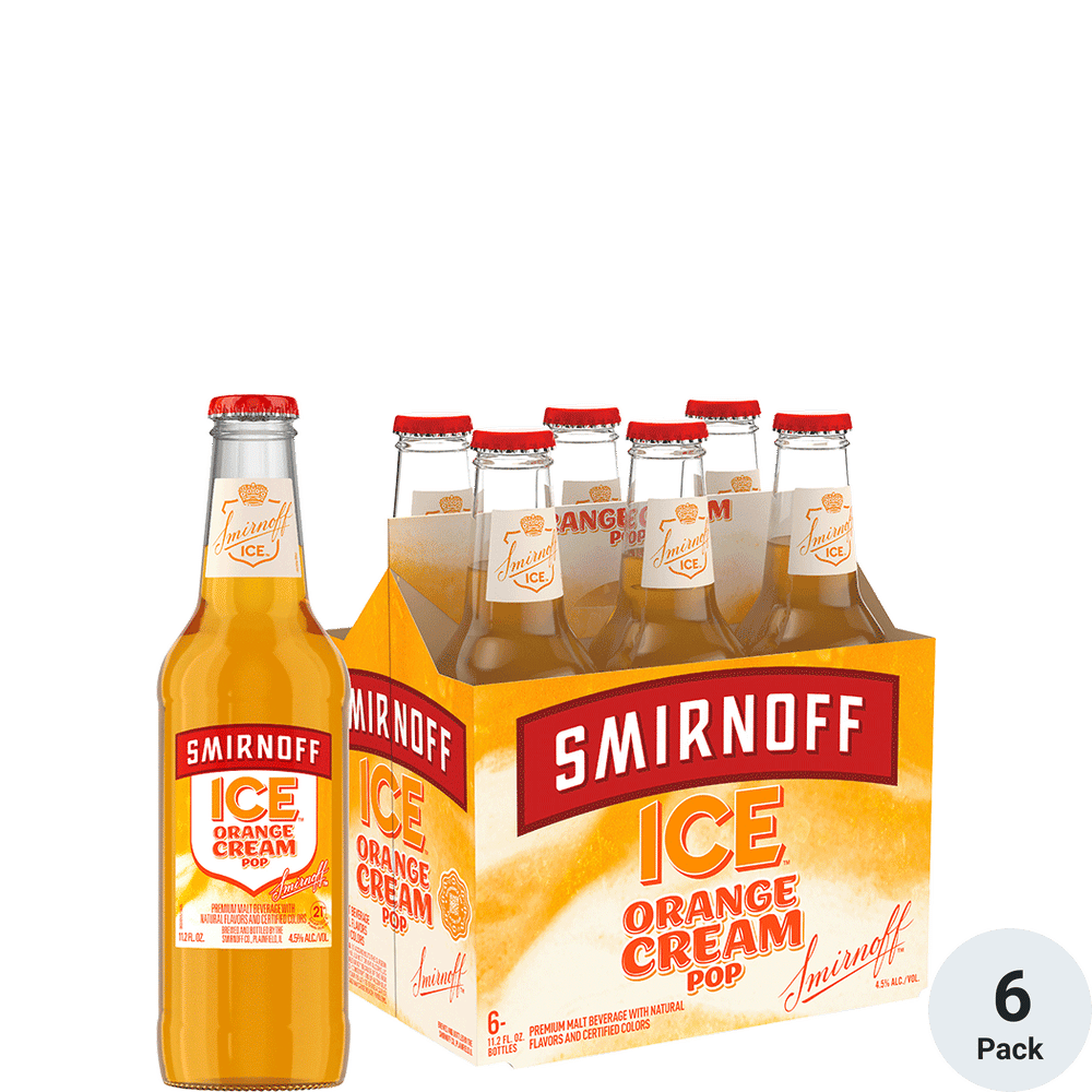 Smirnoff Ice Orange Cream Pop 6pk Bottle | Total Wine & More