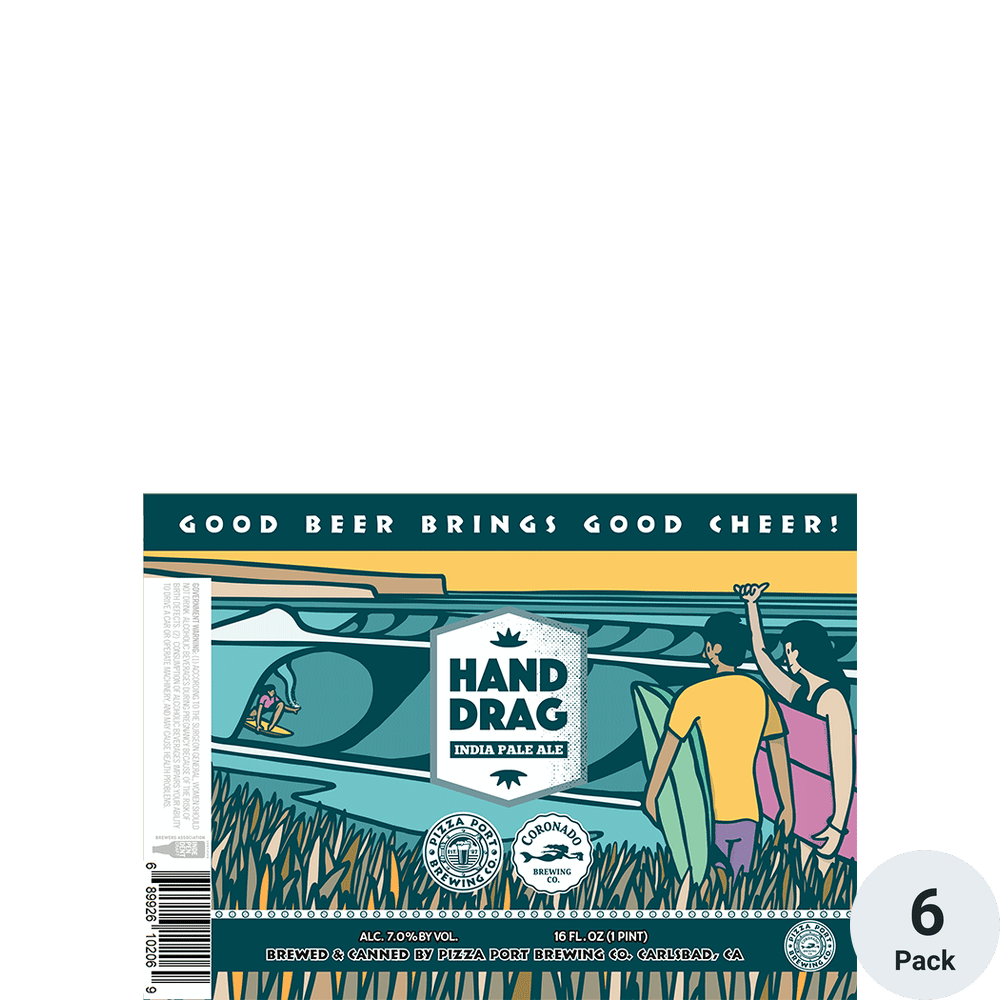 Pizza Port / Coronado Hand Drag IPA | Total Wine & More