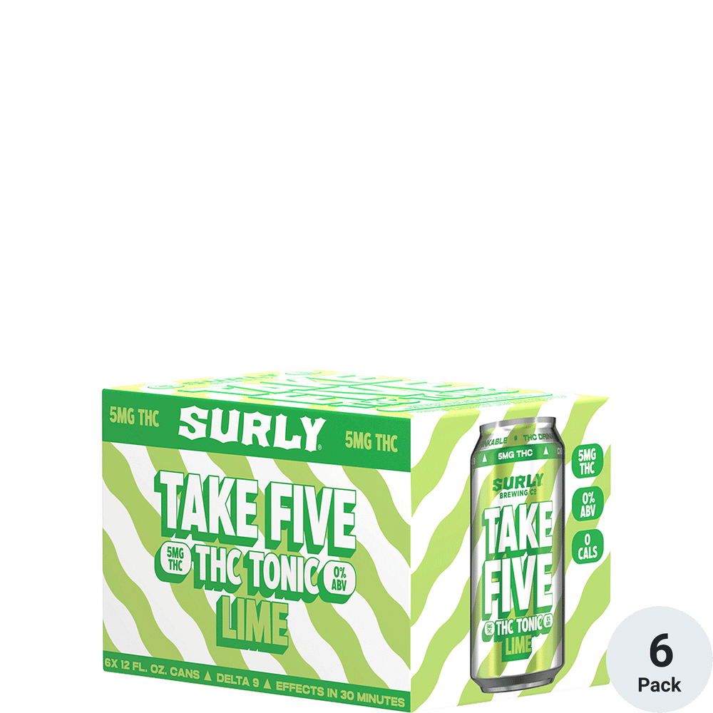Surly Take Five THC 5mg Tonic Lime | Total Wine & More