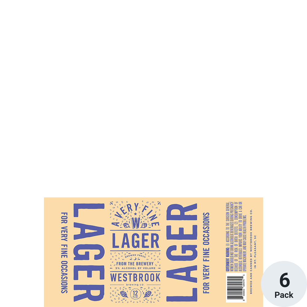Westbrook A Very Fine Lager | Total Wine & More