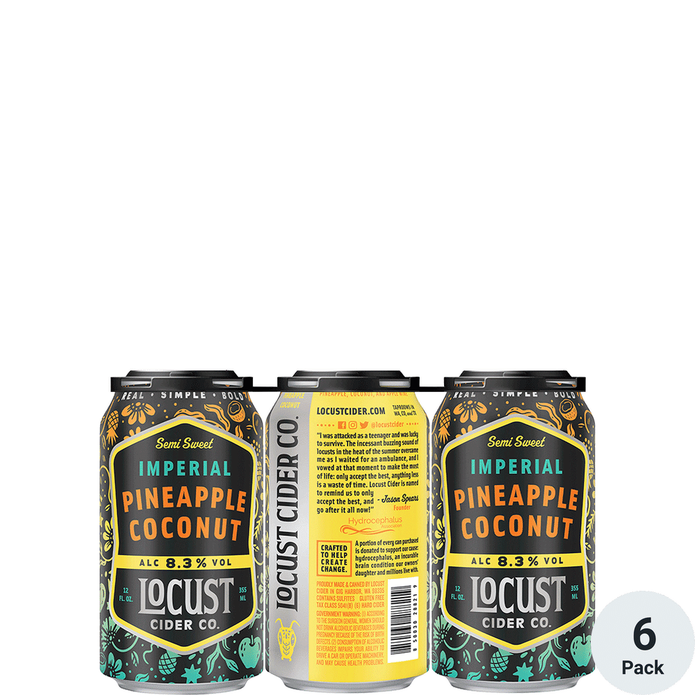 Locust Cider Imperial Pineapple Coconut | Total Wine & More