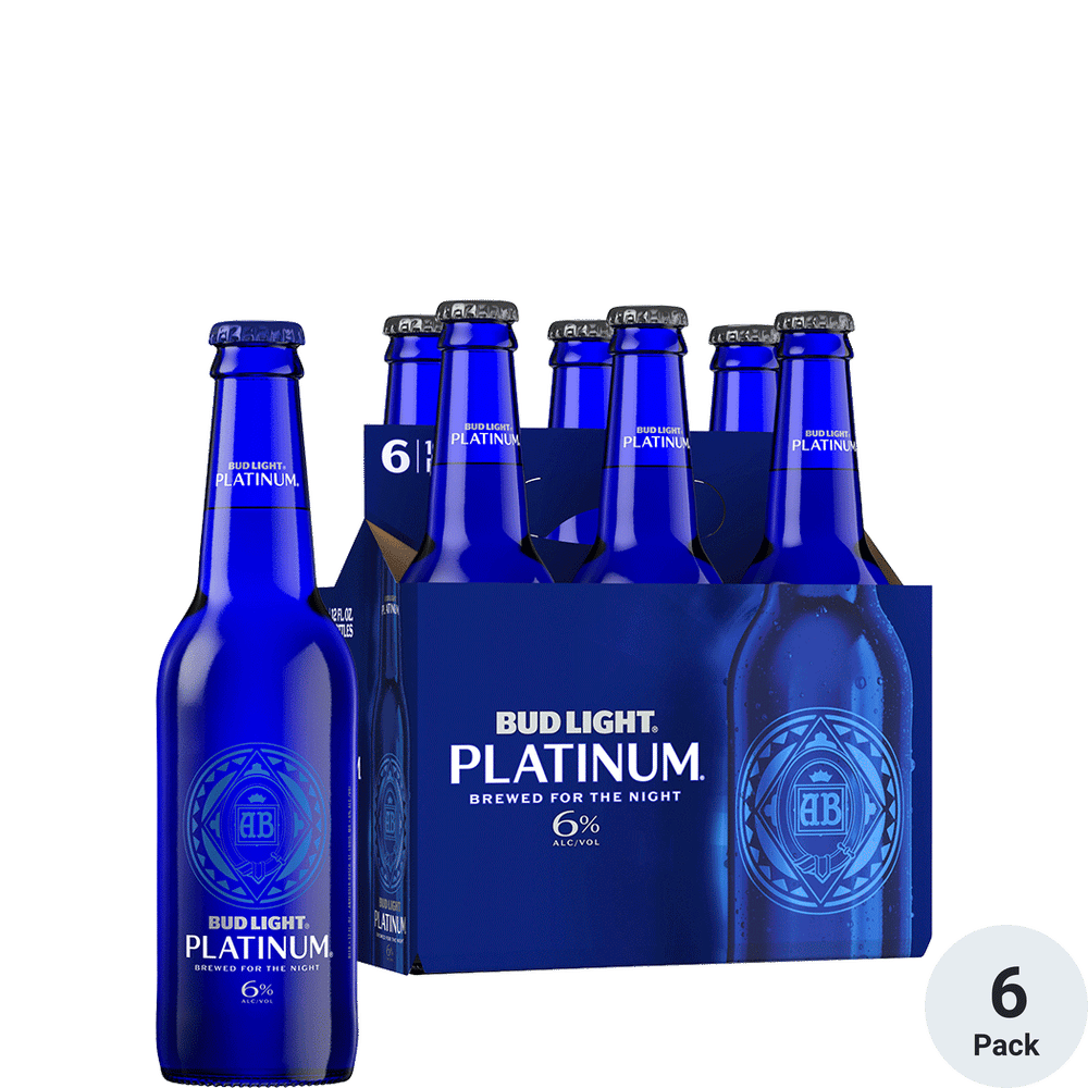 Bud Light Platinum American Lager Beer | Total Wine & More - 6pk-12oz Btls