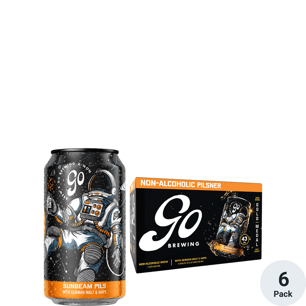 Go Brewing Non-Alcoholic Sunbeam Pilsner | Total Wine & More
