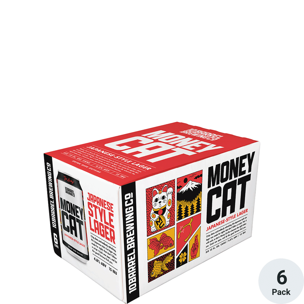 10 Barrel Money Cat Rice Lager | Total Wine & More