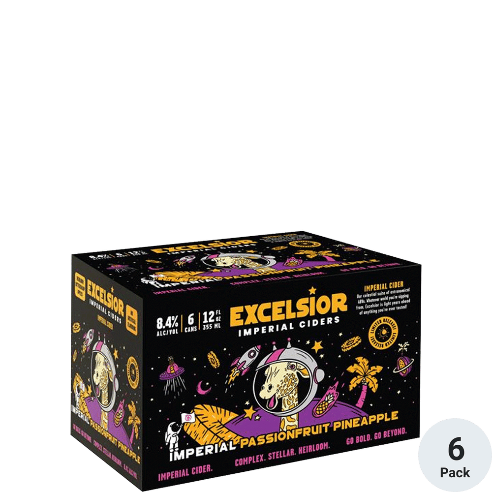 Schilling Excelsior Imperial Passionfruit Pineapple Cider | Total Wine ...