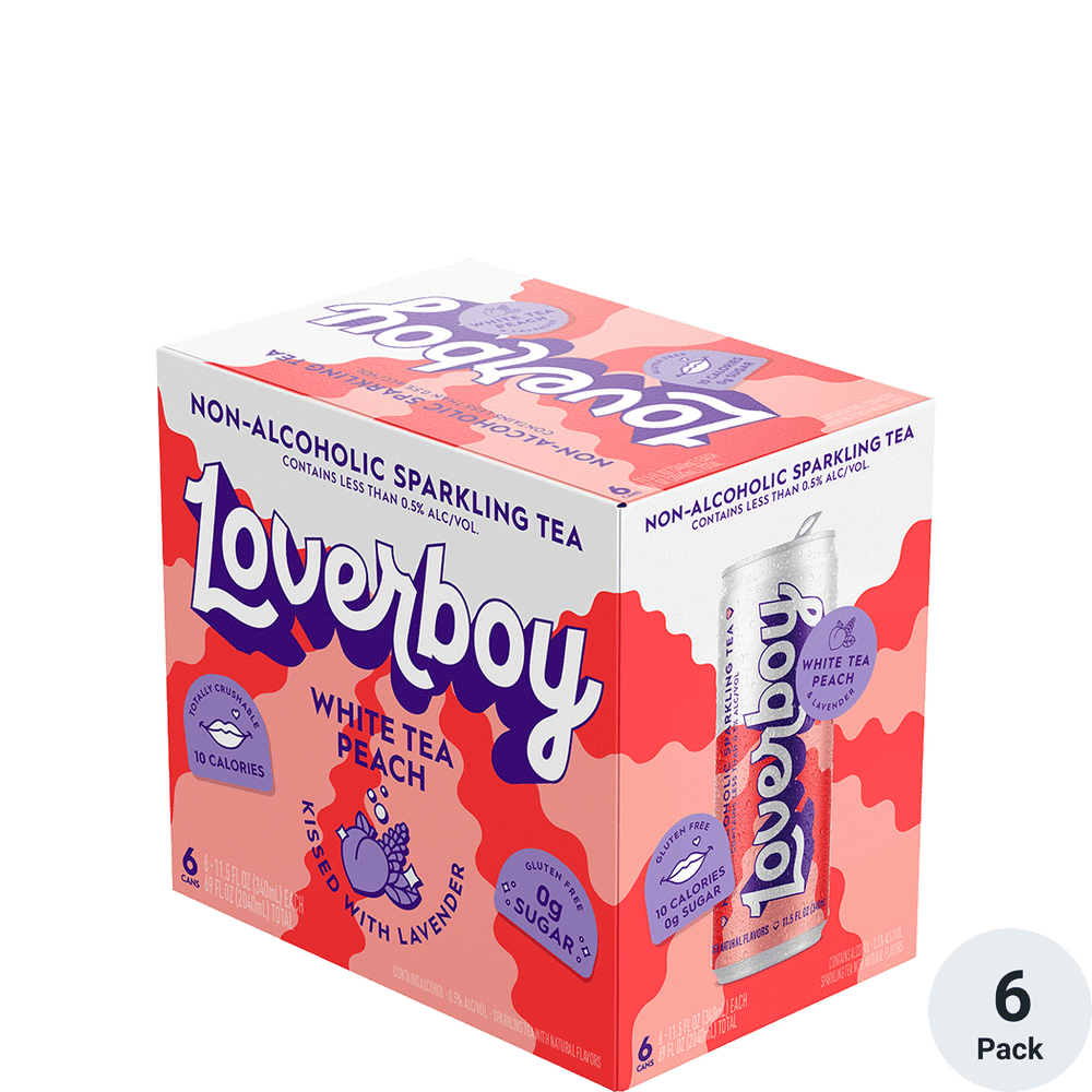 Loverboy Non-Alcoholic White Tea Peach | Total Wine & More