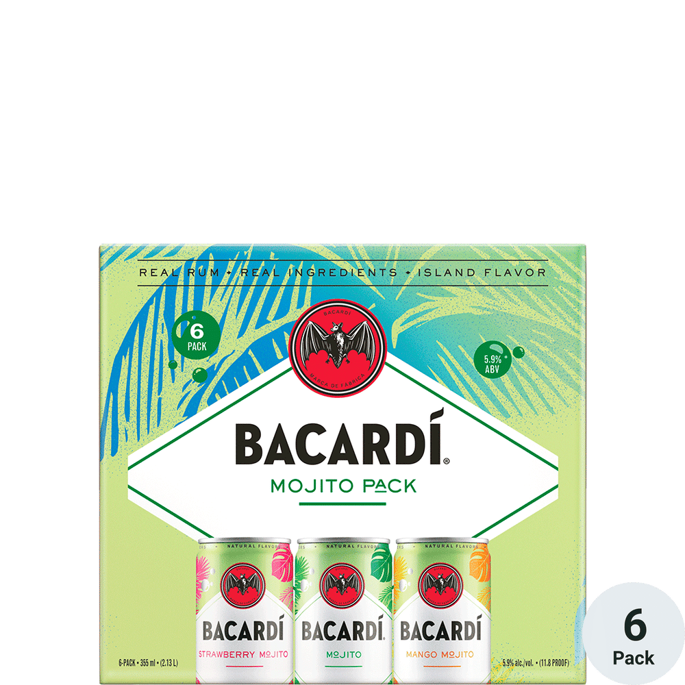 Bacardi Cocktails Mojito Variety Pack | Total Wine & More