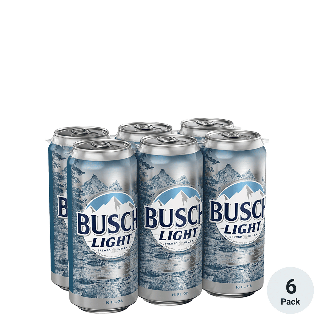 Busch Light American Lager Beer | Total Wine & More - 6pk-16oz Cans