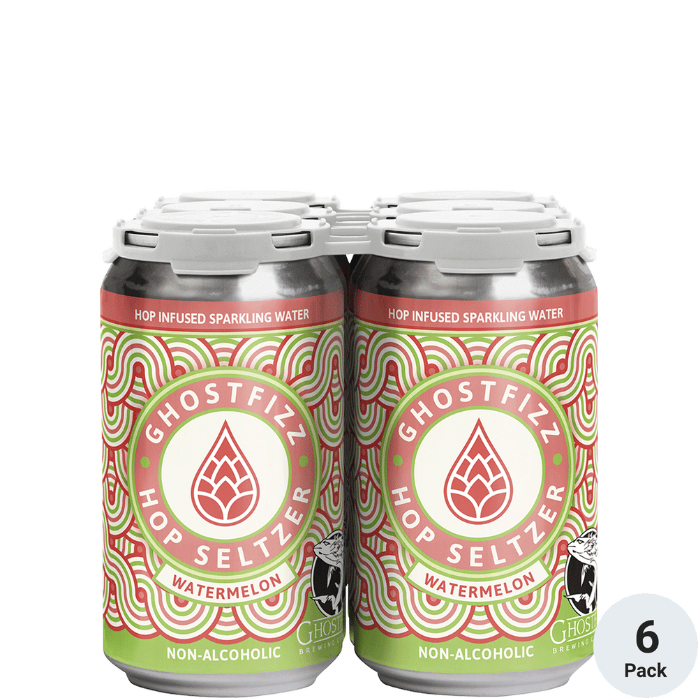 Ghostfizz Non-Alcoholic Watermelon Hop Seltzer | Total Wine & More