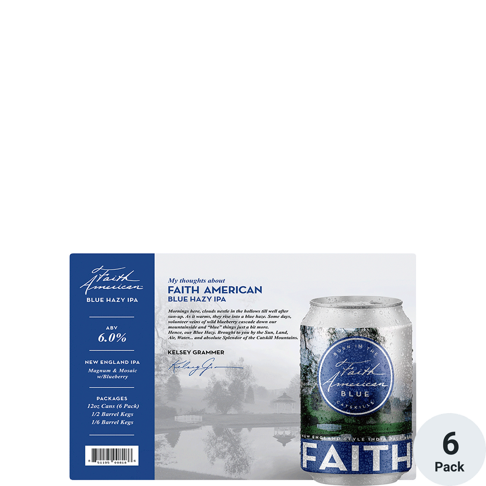 Faith American Blue Hazy IPA | Total Wine & More