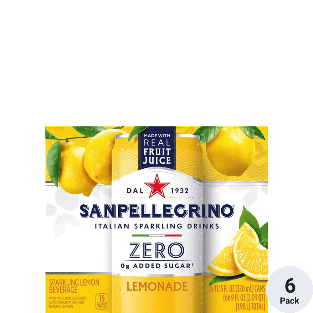San Pellegrino Zero Lemonade | Total Wine & More
