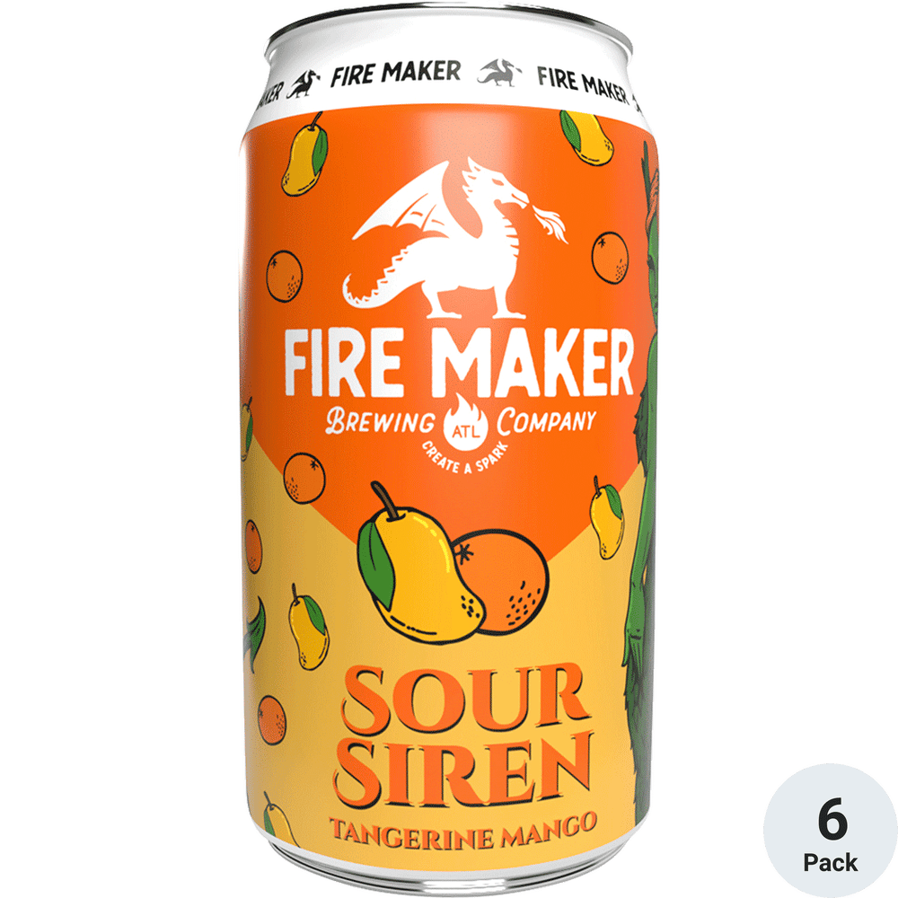 Fire Maker Sour Siren: TANGO - Tangerine Mango | Total Wine & More