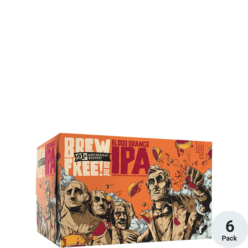 21st Amendment Brew Free Or Die Blood Orange IPA | Total Wine & More