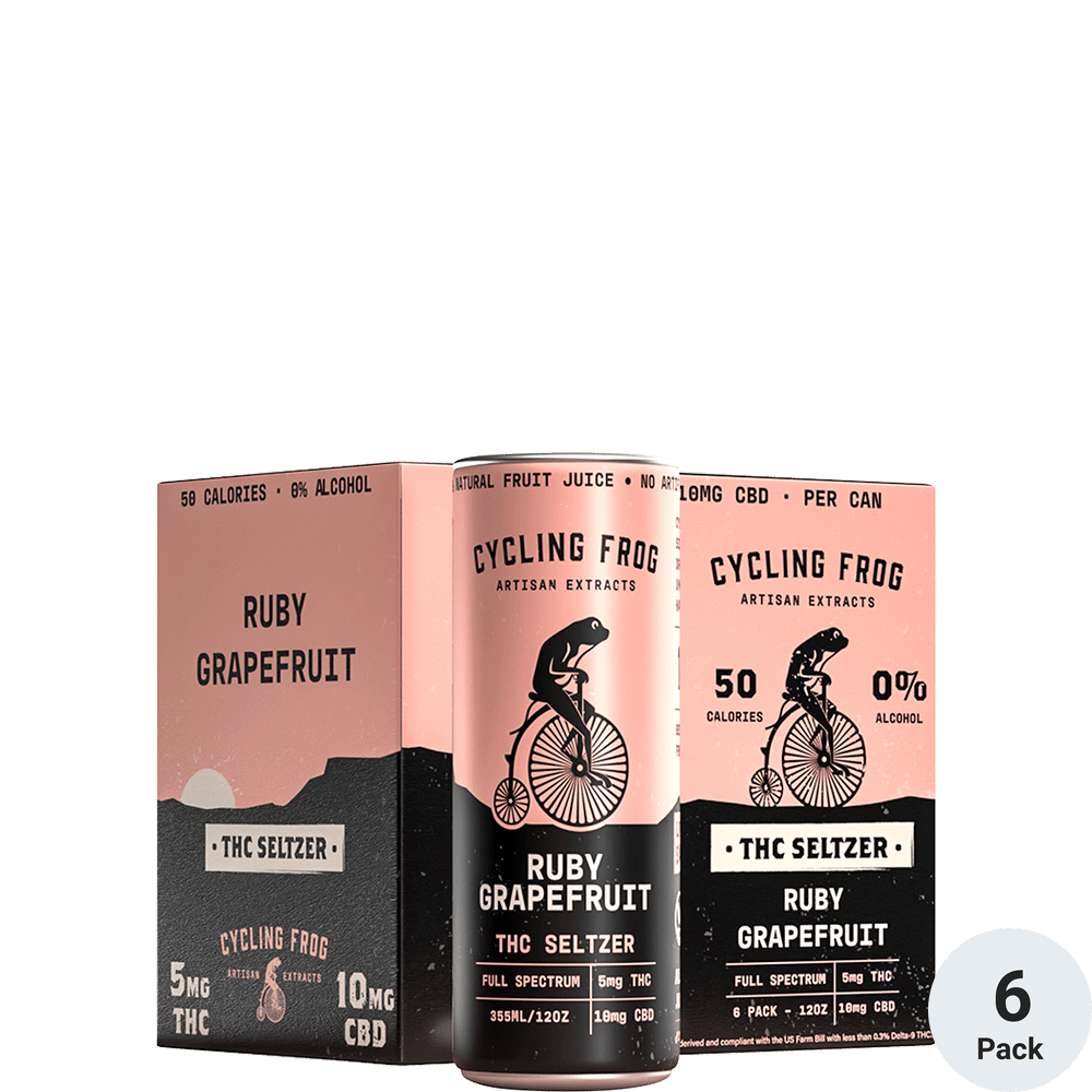 Cycling Frog THC Seltzer Ruby Grapefruit | Total Wine & More