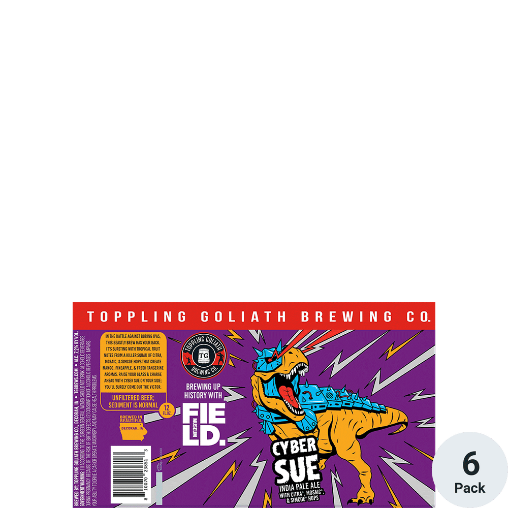 Toppling Goliath Cyber Sue American IPA | Total Wine & More