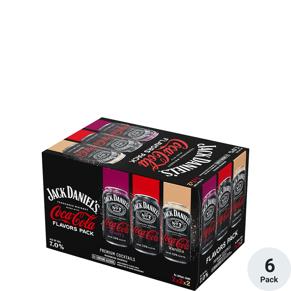 Jack Daniels & Coca-Cola Canned Cocktail Variety Pack | Total Wine & More