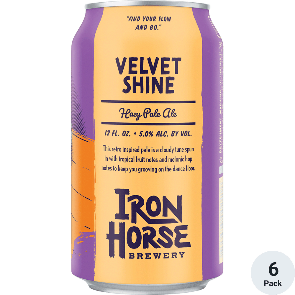 Iron Horse Velvet Shine Hazy Pale Ale | Total Wine & More