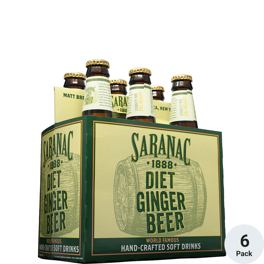 Saranac Soda Diet Ginger Beer | Total Wine & More