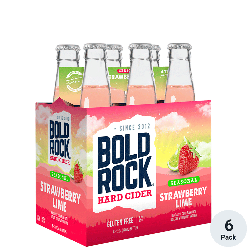 Bold Rock Strawberry Limeade Cider | Total Wine & More