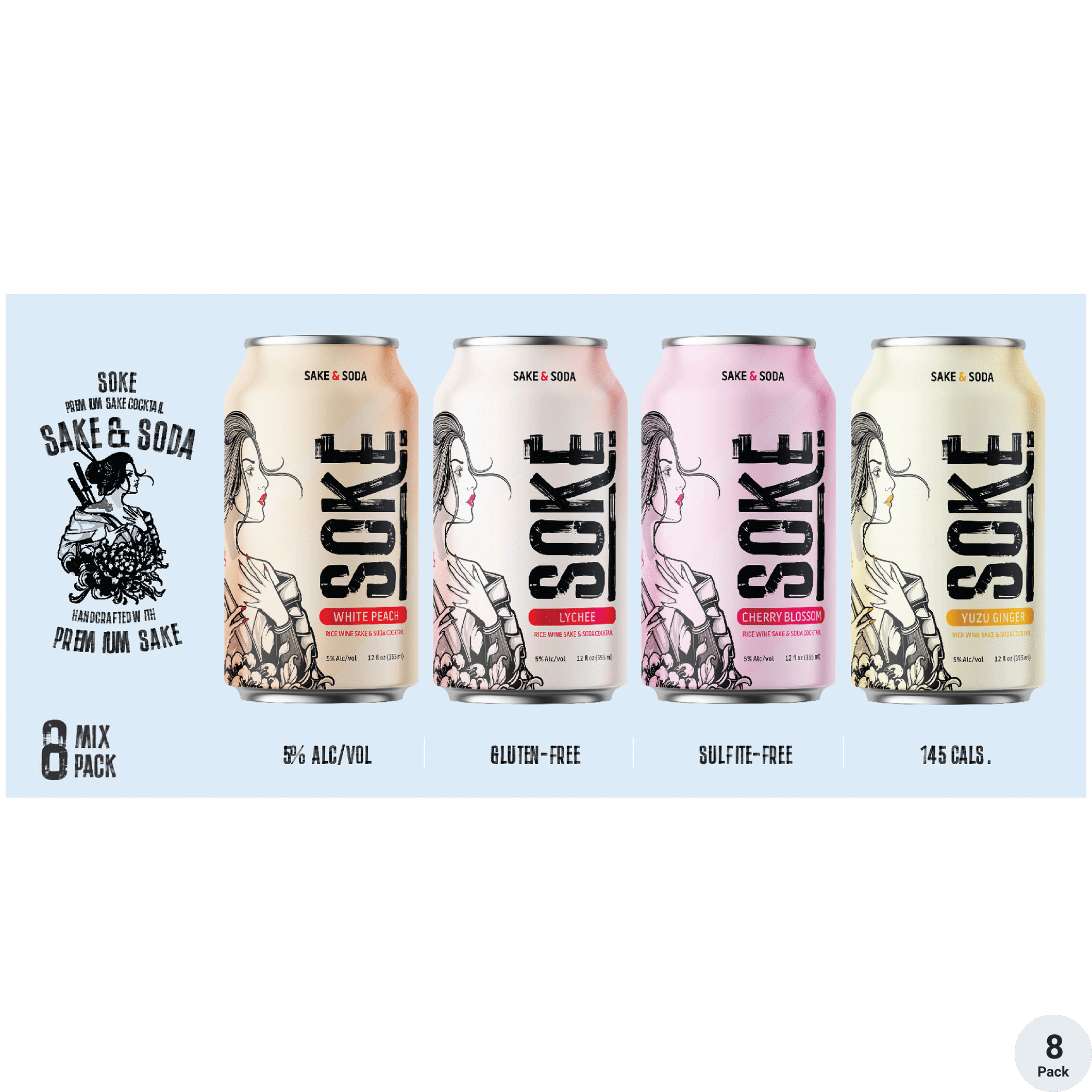 Soke Sake and Soda Variety Pack | Total Wine & More