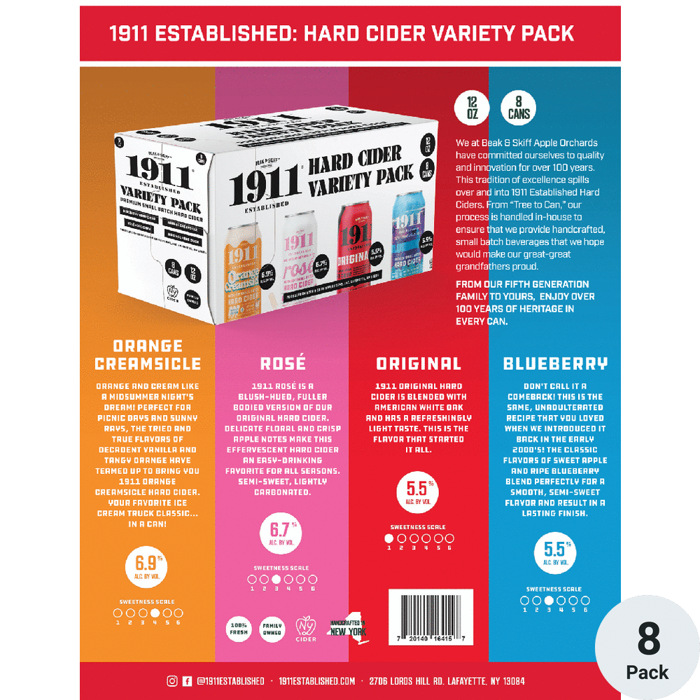 1911 Established Hard Cider Variety pack | Total Wine & More