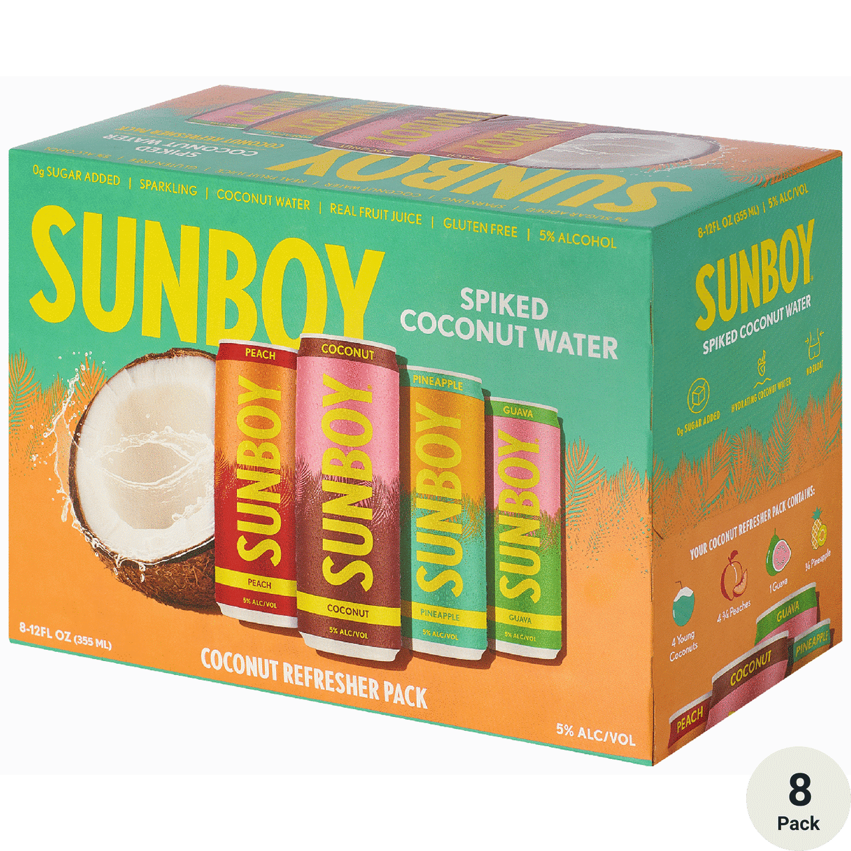 SUNBOY Spiked Coconut Refresher VP | Total Wine & More