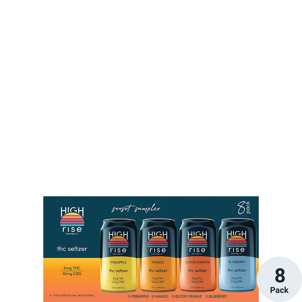 High Rise THC 5mg Sunset Sampler | Total Wine & More