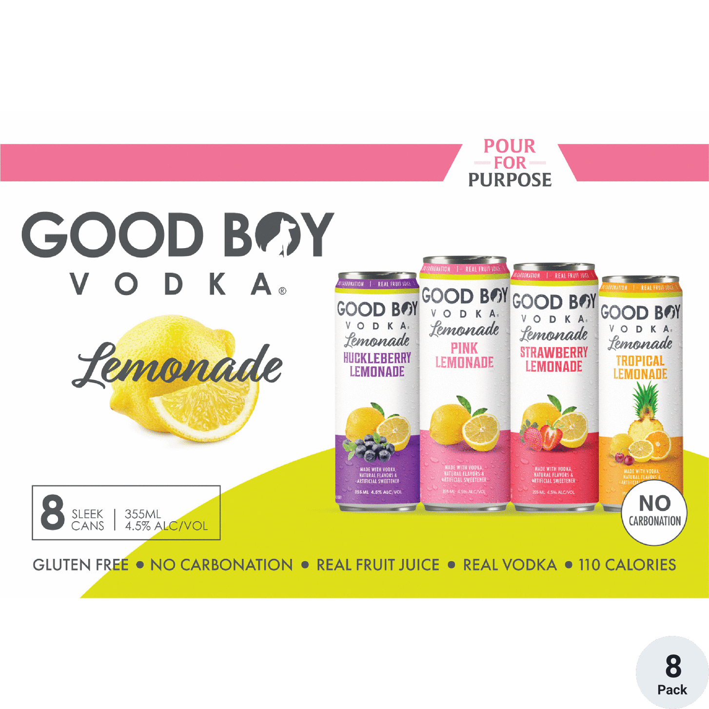 Good Boy Vodka Lemonade Variety Pack | Total Wine & More