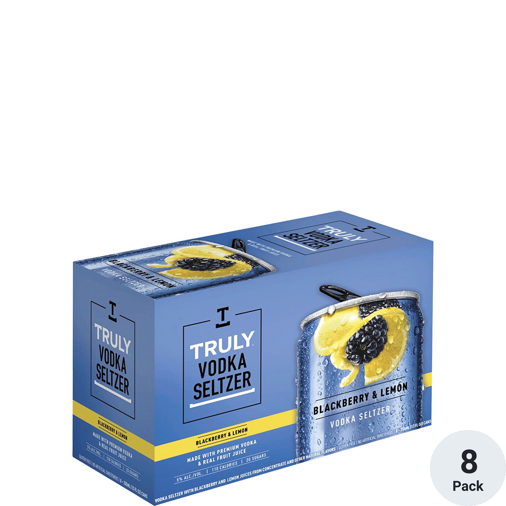 Truly Vodka Soda Blackberry Lemon | Total Wine & More Truly Vodka Soda Blackberry Lemon | Total Wine & More