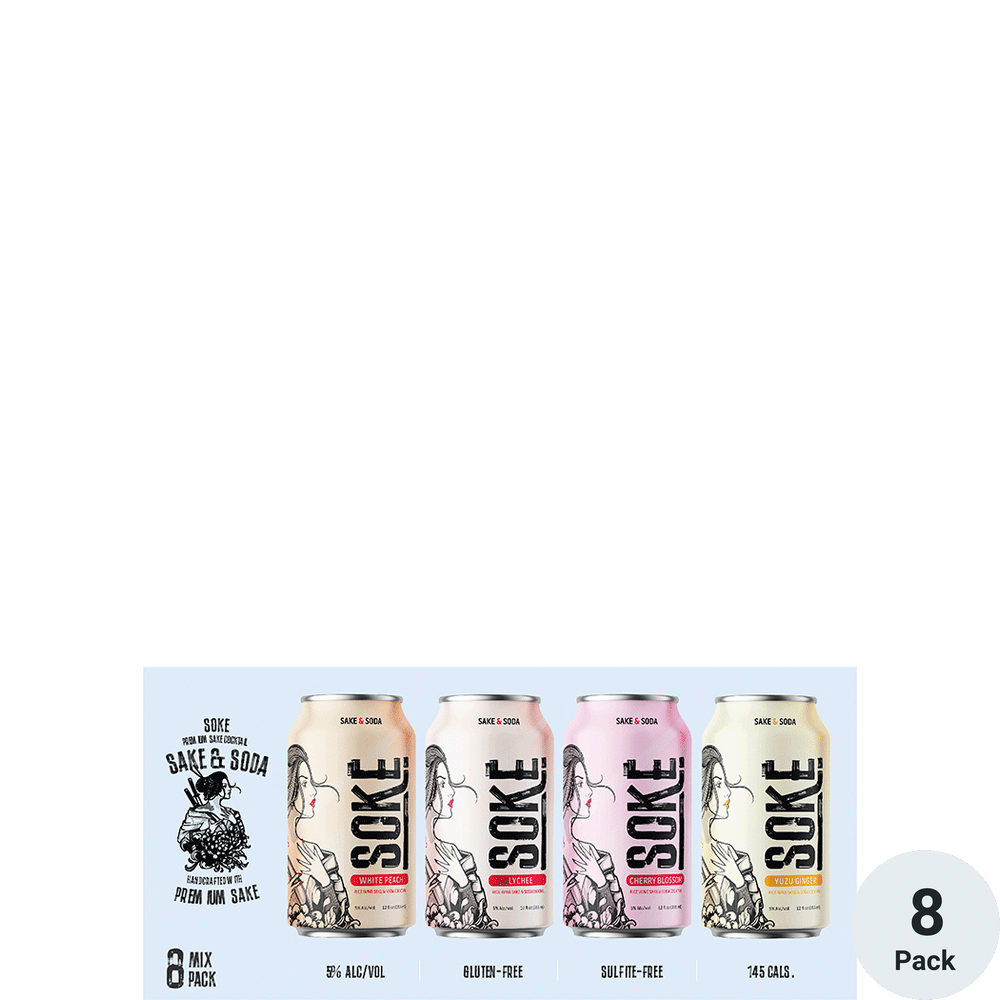 Soke Sake and Soda Variety Pack | Total Wine & More