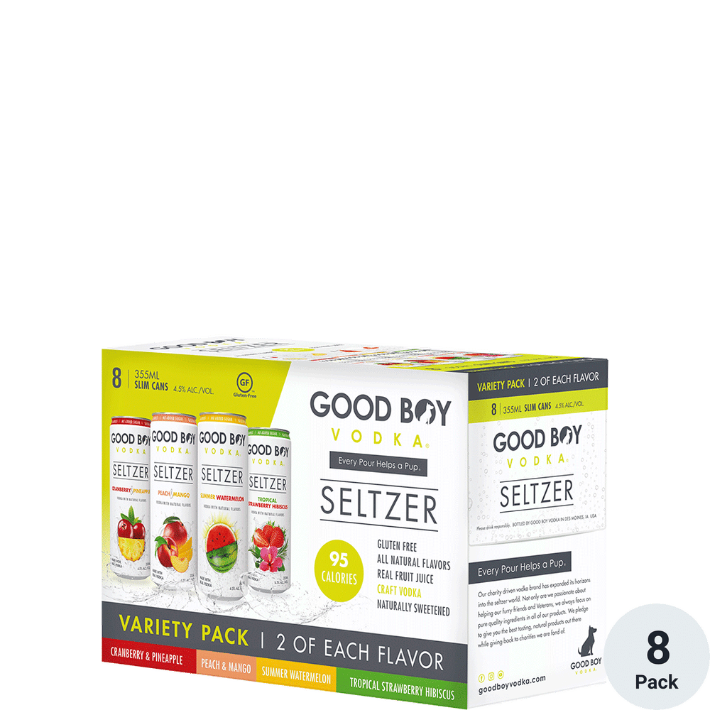 Good Boy Vodka Seltzer Variety | Total Wine & More
