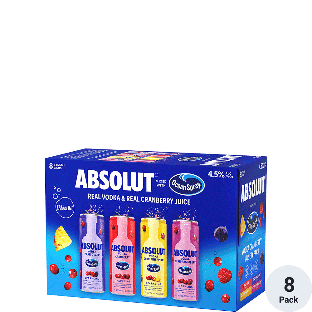Absolut Ocean Spray Variety | Total Wine & More