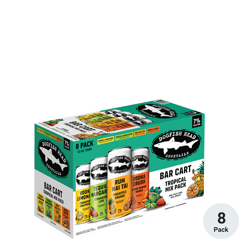 Dogfish Head Bar Cart Tropical Mix Pack Cocktails | Total Wine & More