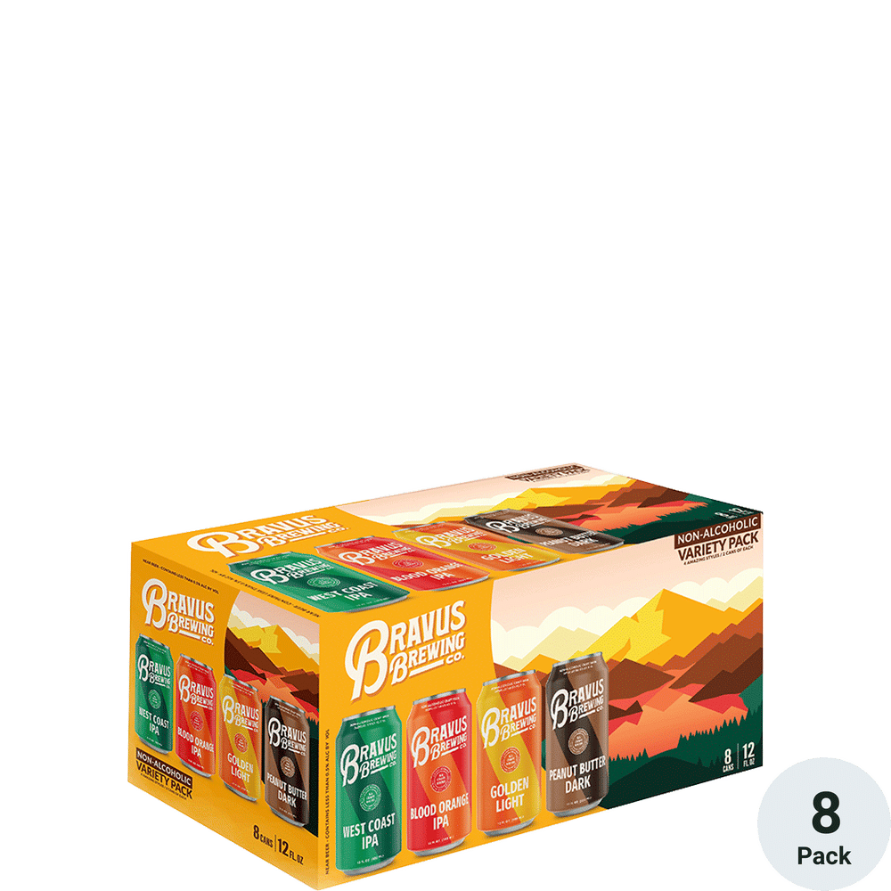 Bravus Non-Alcoholic Beer Variety Pack | Total Wine & More