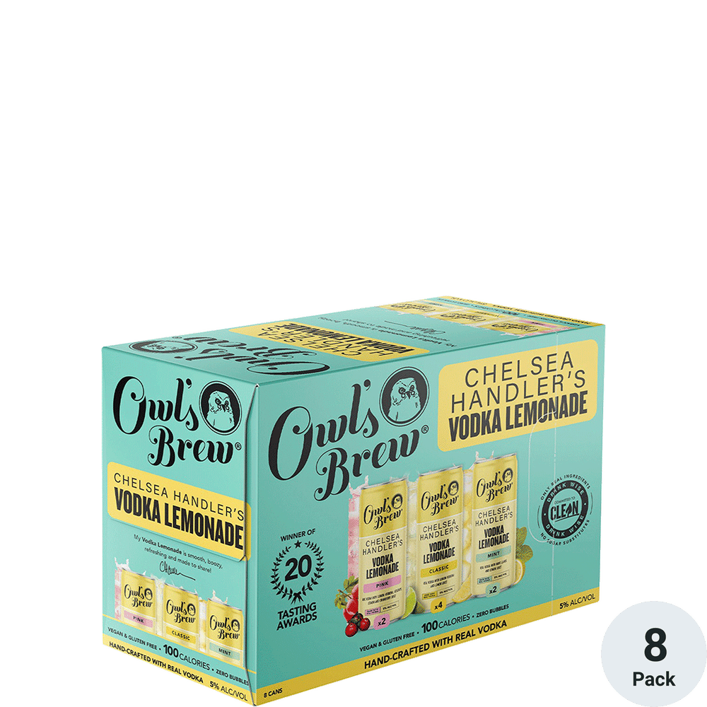 Owl's Brew Chelsea Handler Vodka Lemonade | Total Wine & More