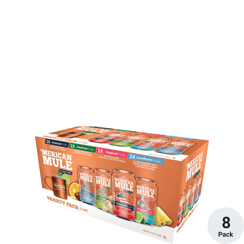 Merican Mule Cocktail Variety Pack | Total Wine & More - 8pk Merican Mule Cocktail Variety Pack | Total Wine & More - 8pk