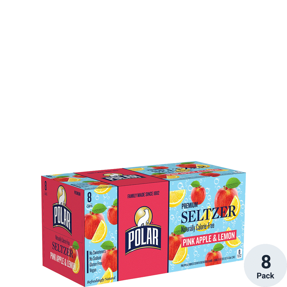 Polar Pink Apple and Lemon Seltzer | Total Wine & More